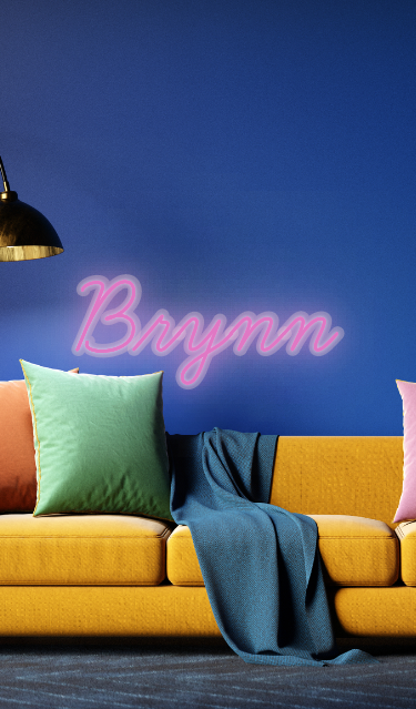 CUSTOM SIGN: Brynn – Electric Confetti