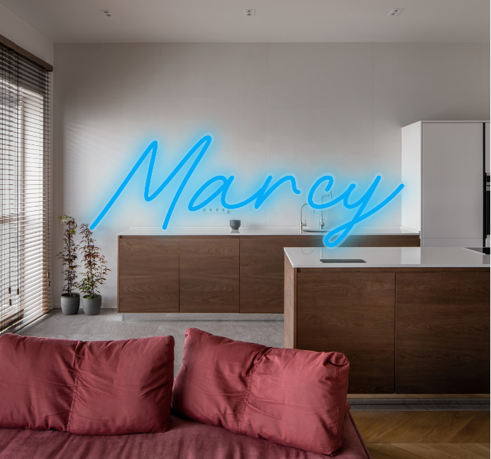 CUSTOM SIGN: Marcy – Electric Confetti
